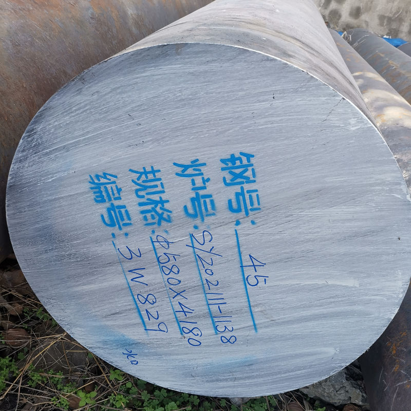 เหล็กแผ่นรีดร้อน S45c Forged Din Carbon Steel Round Bar 45 # 45b Sae ...